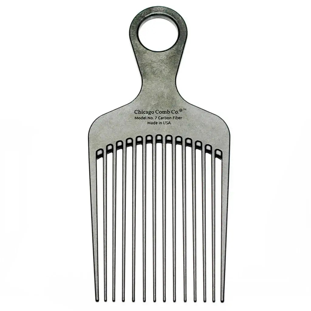 Chicago Comb, Model 07- Carbon FIber - Hårkam - Combs & Brushes ...