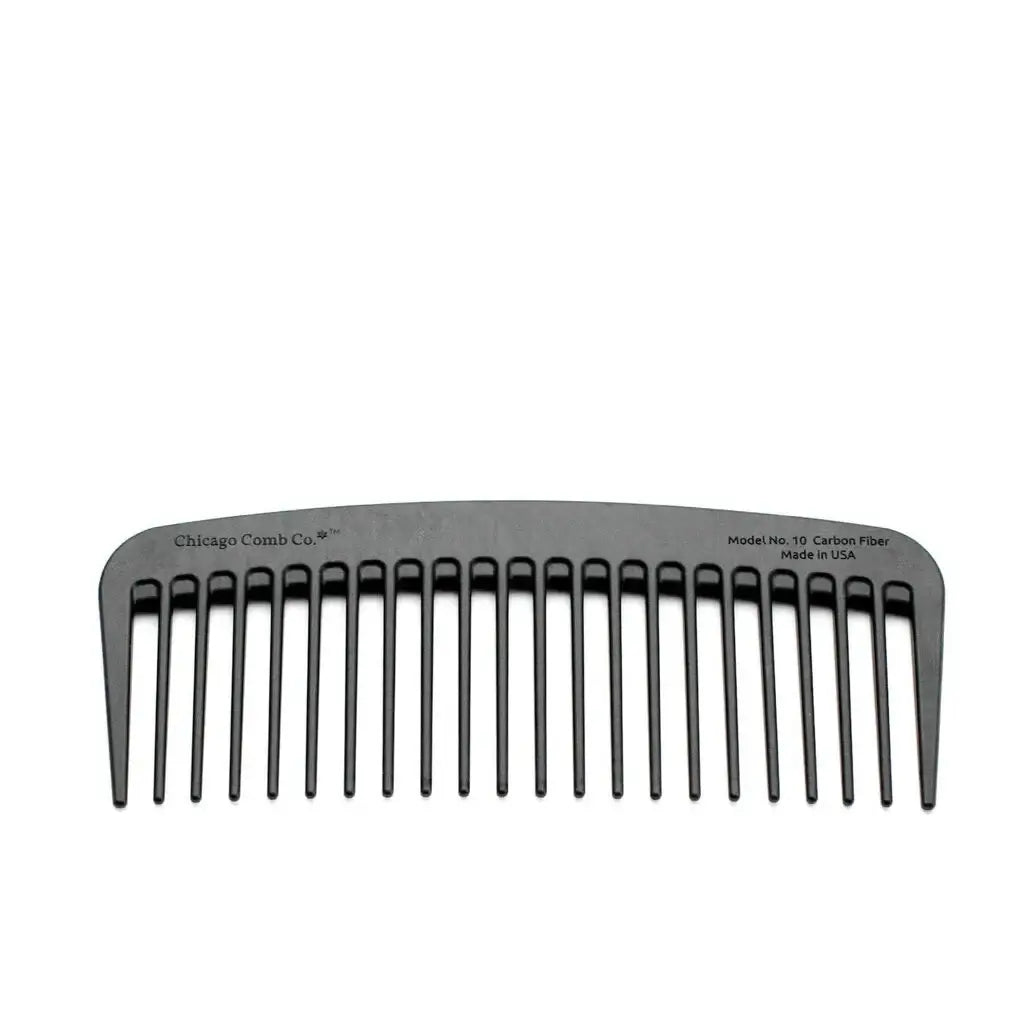 Chicago Comb Model No. 10 Carbon Fiber - Hårkam - Combs & Brushes - J&K ...