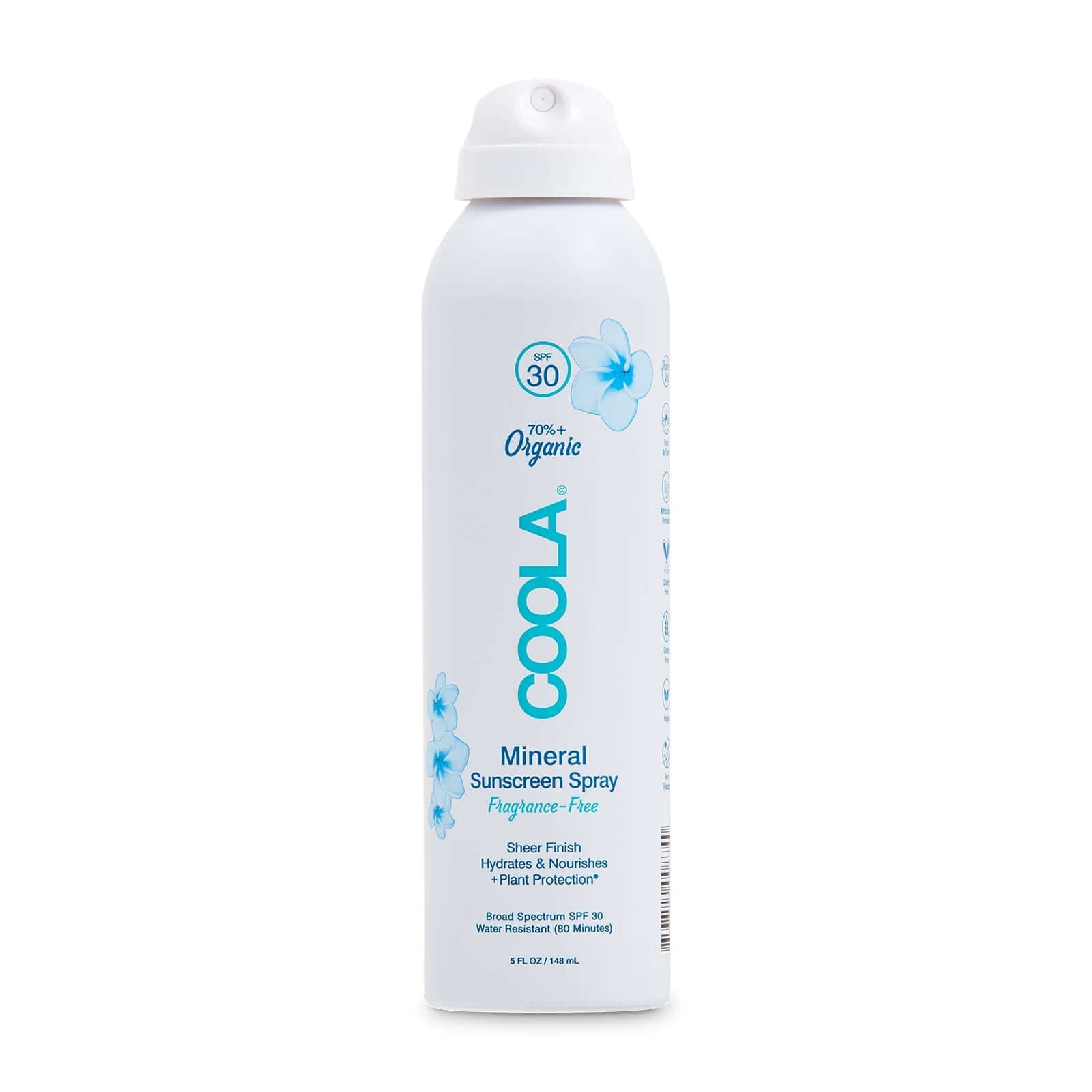 Coola, Mineral Body Spray SPF30- Fragrance Free - Solkrem - Sunscreen ...