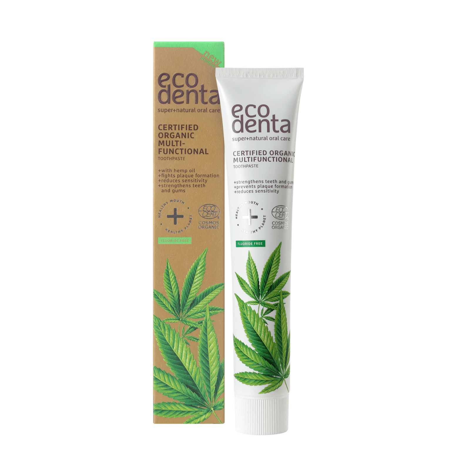 ECODENTA Organic Multifunctional Toothpaste Hemp - Tannpleie ...