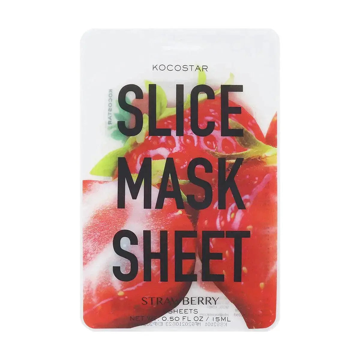 Kocostar Slice Mask Sheet Strawberry - Ansiktsmaske - Skin Care - Kocostar