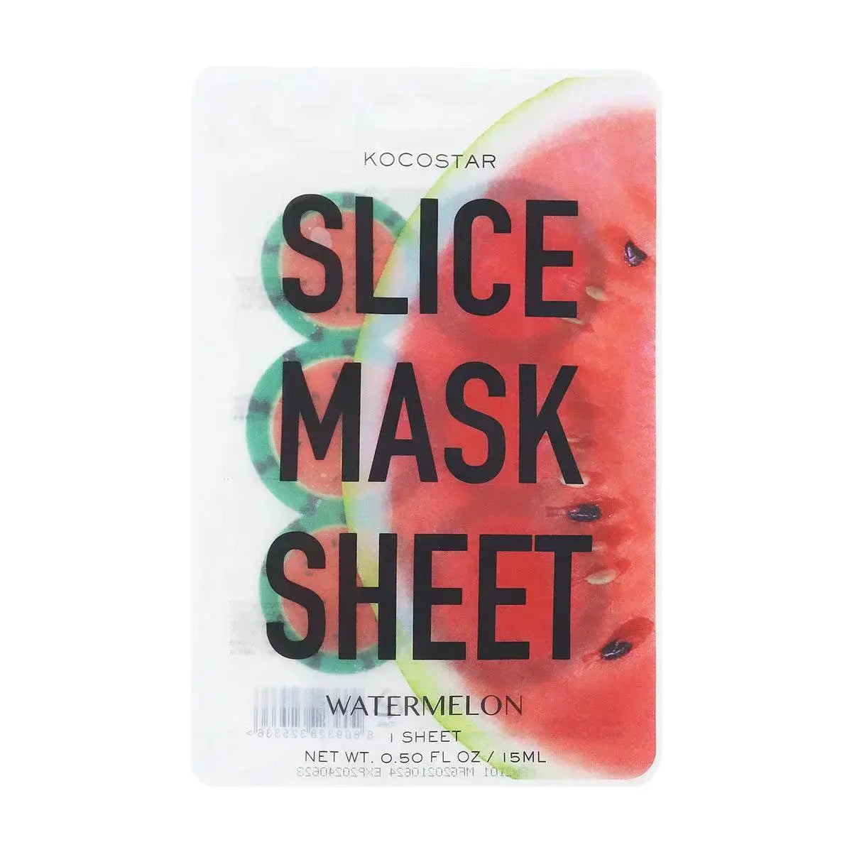 Kocostar Slice Mask Sheet Watermelon - Ansiktsmaske - Skin Care Masks ...