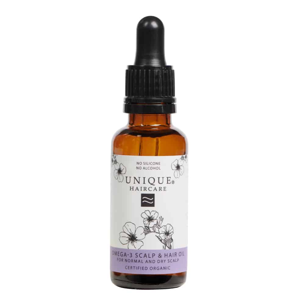 UNIQUE BEAUTY Omega-3 Scalp & Hair Oil 30ml - Hårolje - Hair Care ...