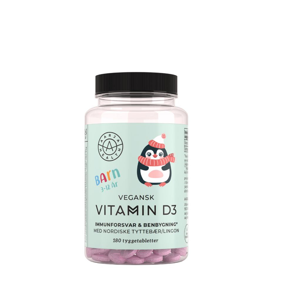 VITAMIN D3 & TYTTEBÆR FOR BARN - Vitaminer og kosttilskudd - Single ...