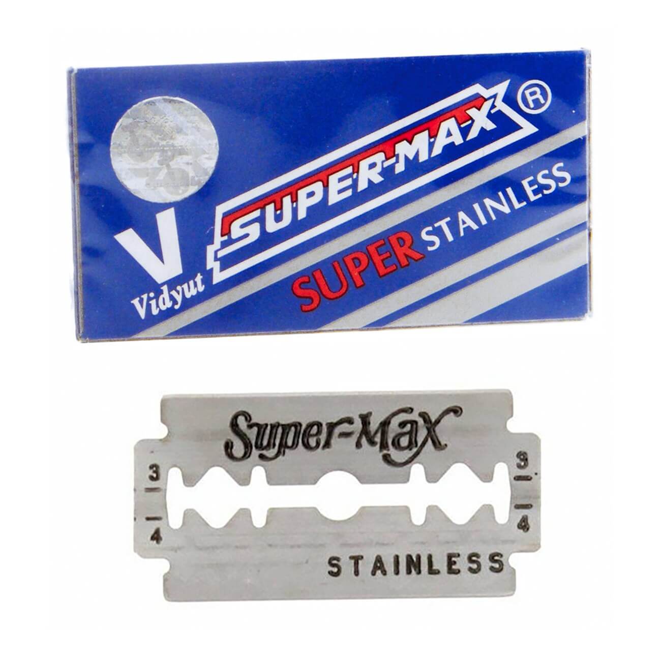 Visdyut, Super-Max Super Stainless Razor Blades - Barberblad - Razors ...