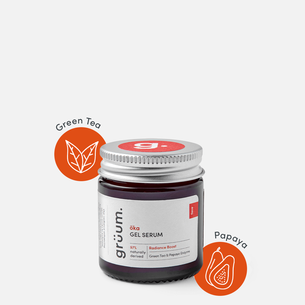grüum öka Gel Serum - Radiance Boost - Ansiktsserum - Skin Care - Gruum